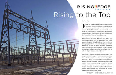 Rising Edge Group - Business Elite Canada Magazine