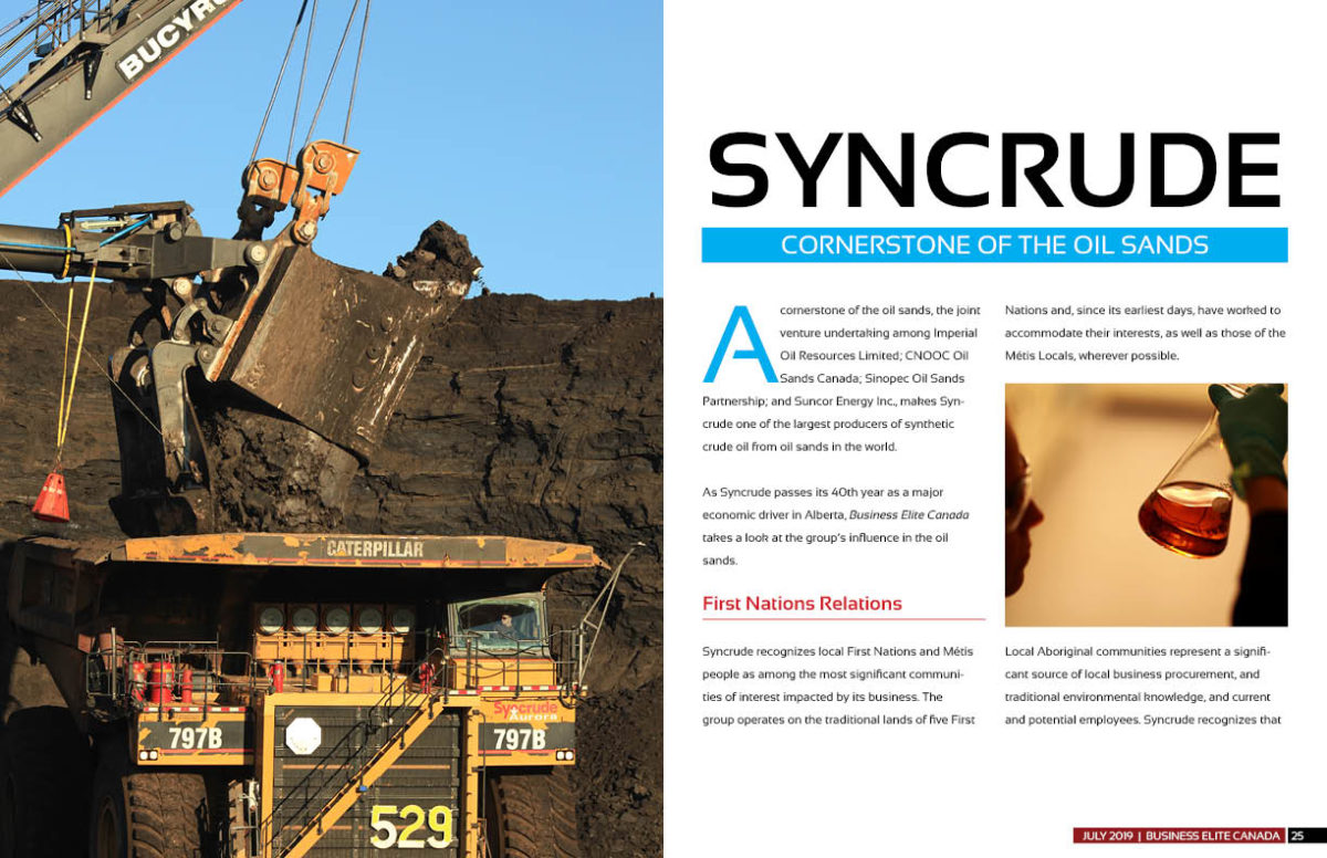 Syncrude - Business Elite Canada Magazine