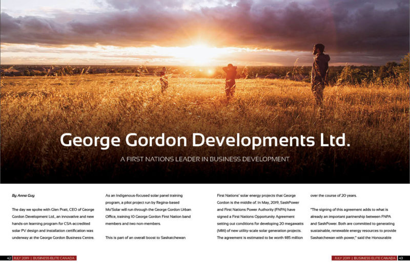 George Gordon Developments Ltd. - Business Elite Canada Magazine