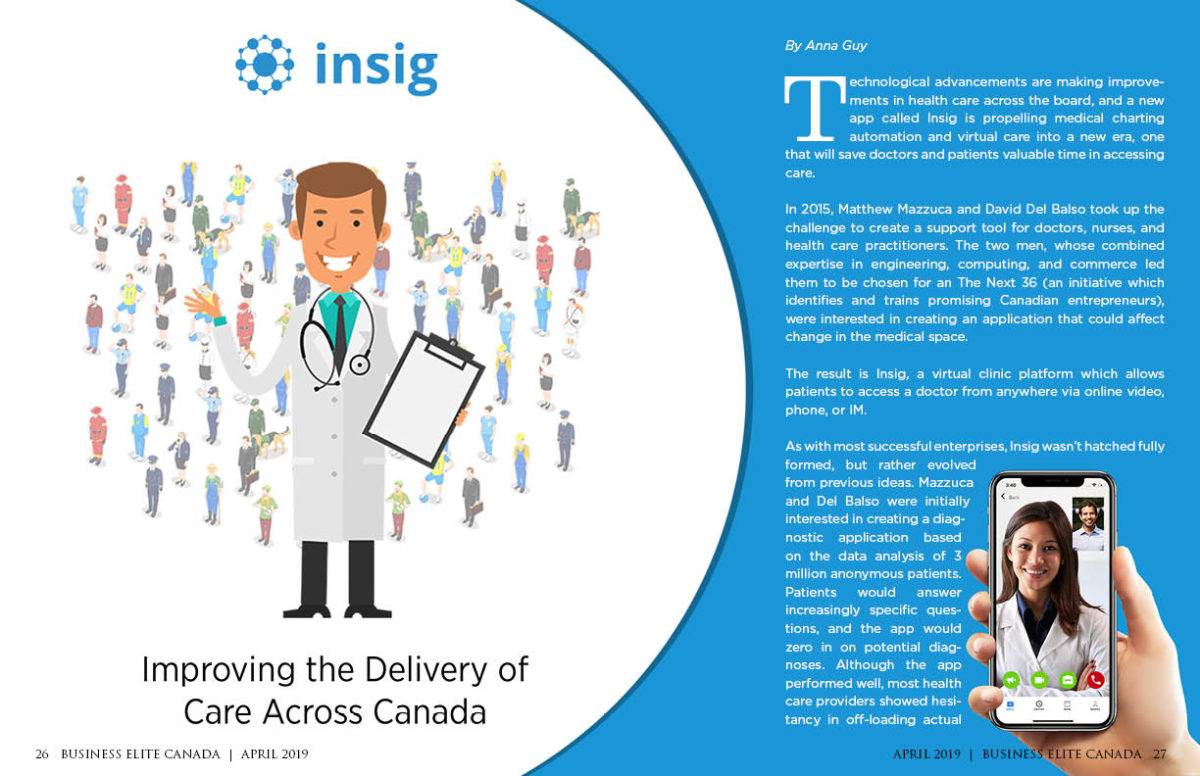 Insig - Business Elite Canada Magazine