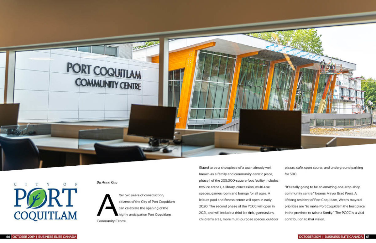 City of Port Coquitlam - Business Elite Canada Magazine