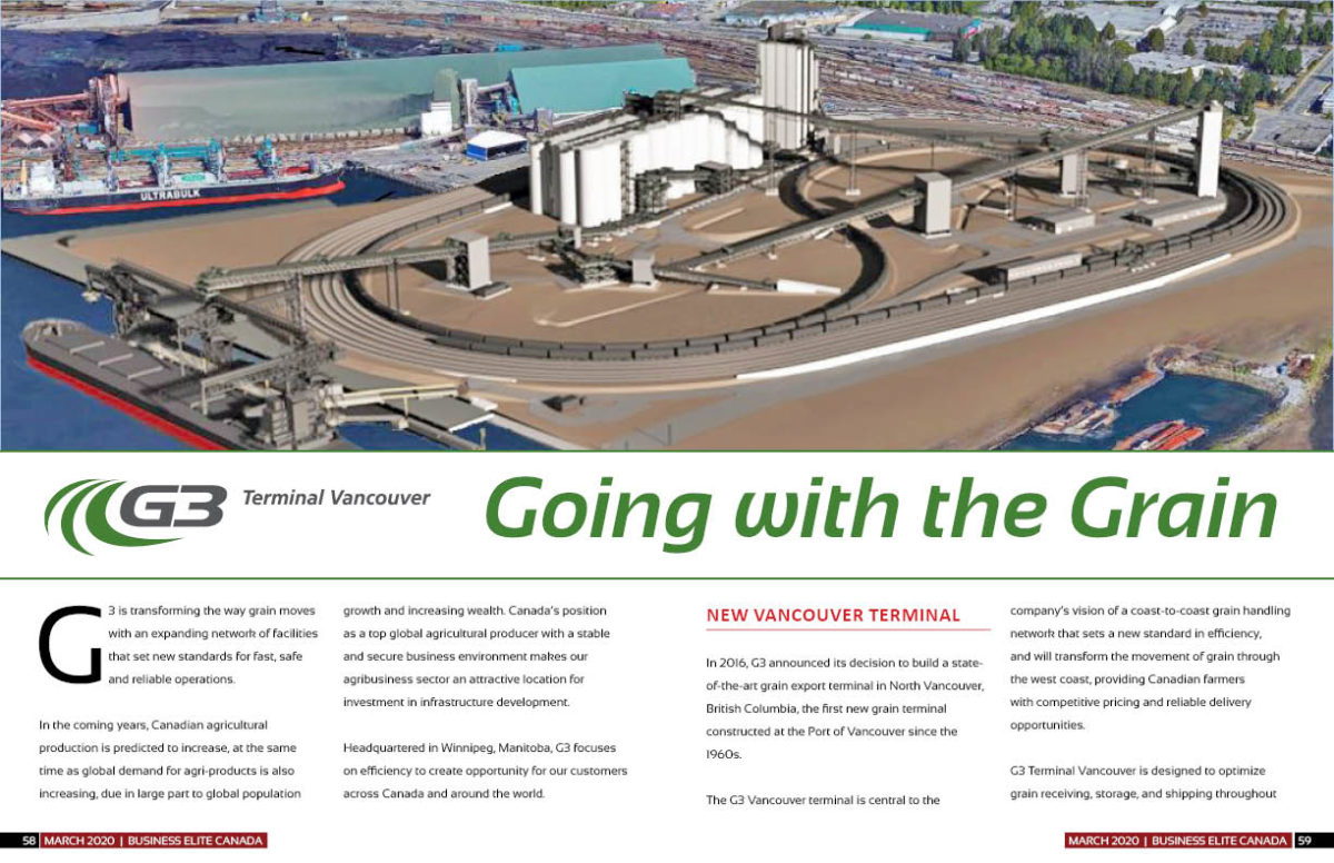 G3 Terminal Vancouver - Business Elite Canada Magazine