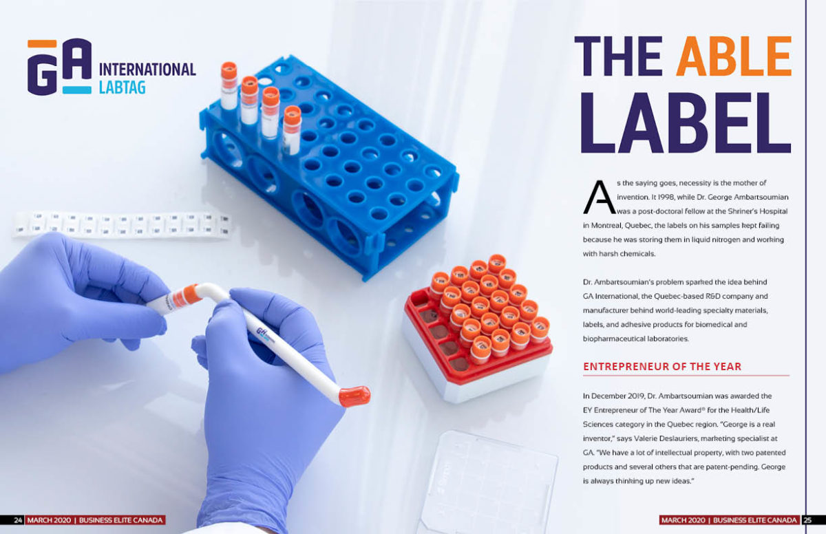 GA International - Business Elite Canada Magazine