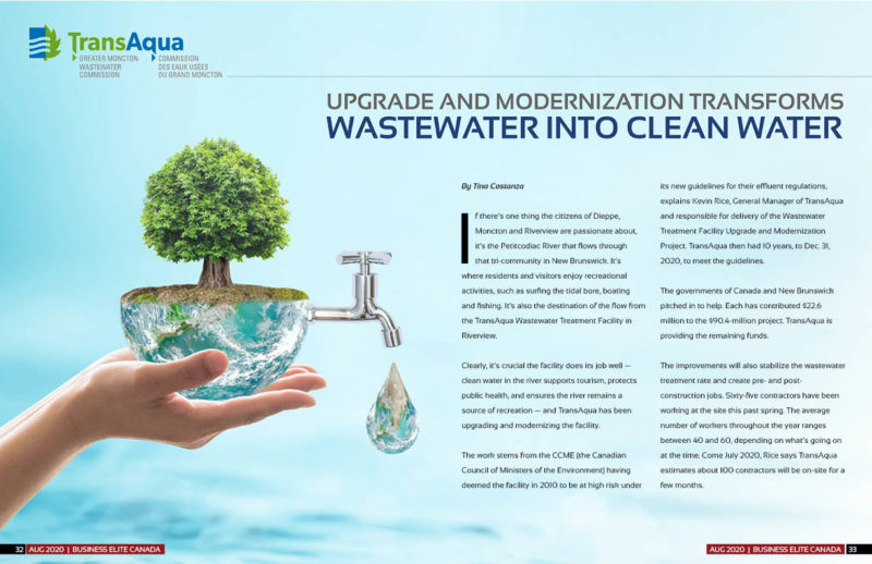 TransAqua WWTP Project - Business Elite Canada Magazine