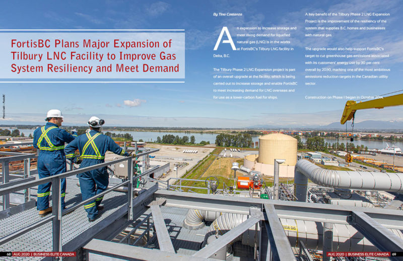 FortisBC - Tilbury LNC Expansion Project - Business Elite Canada Magazine