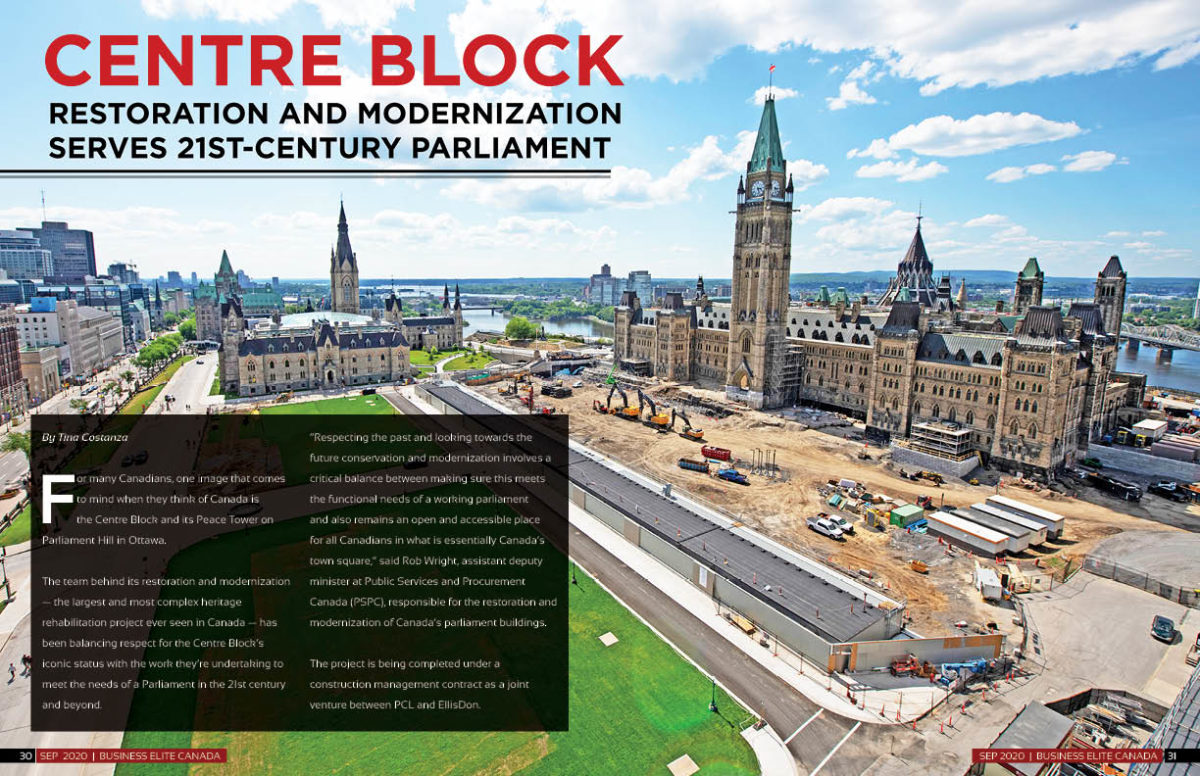 Centre Block Restoration And Modernization Project - Business Elite ...