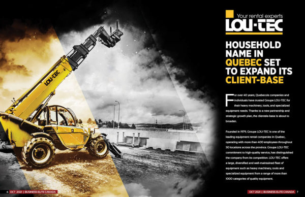 Groupe LOU-TEC - Business Elite Canada Magazine