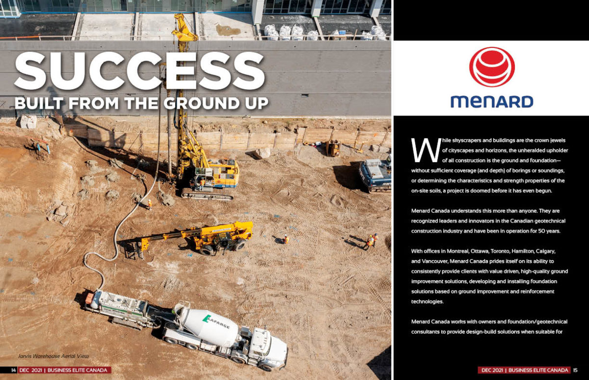 Menard Canada - Business Elite Canada Magazine