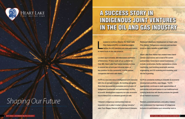 Heart Lake First Nation (HLFN) - Business Elite Canada Magazine