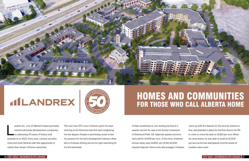 Landrex - Business Elite Canada Magazine