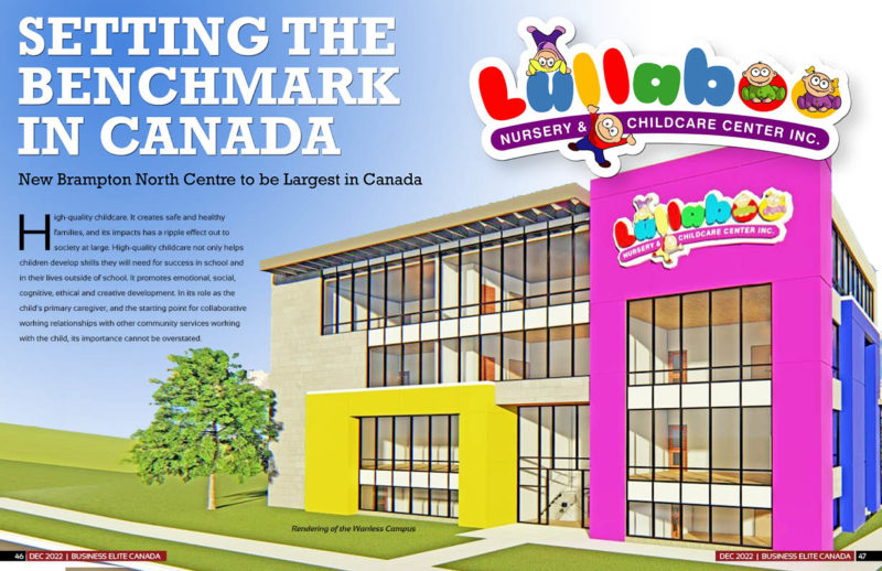 Lullaboo Nursery and Childcare Center - Business Elite Canada Magazine
