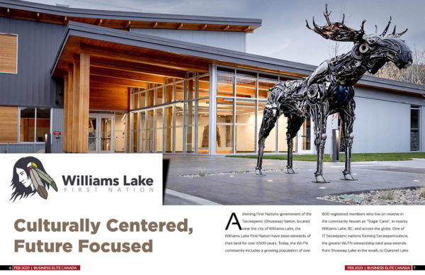 Williams Lake First Nation - Business Elite Canada Magazine