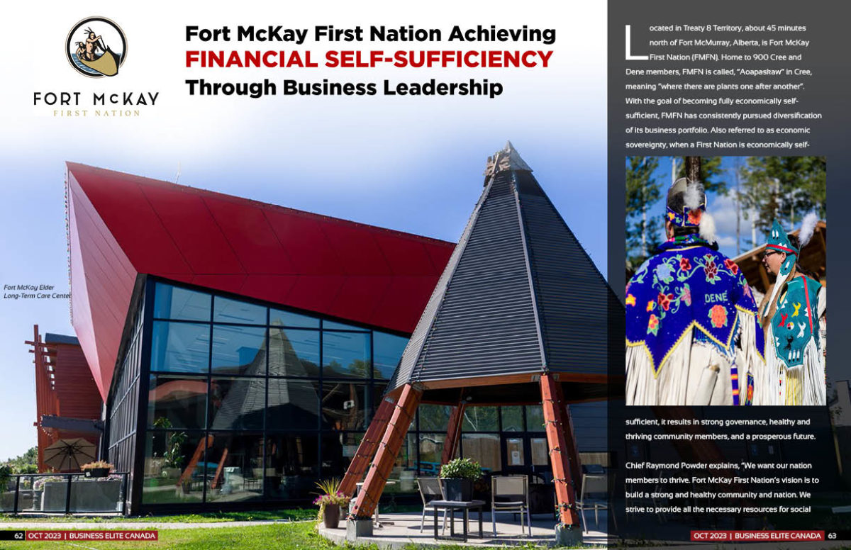 Fort McKay First Nation - Business Elite Canada Magazine