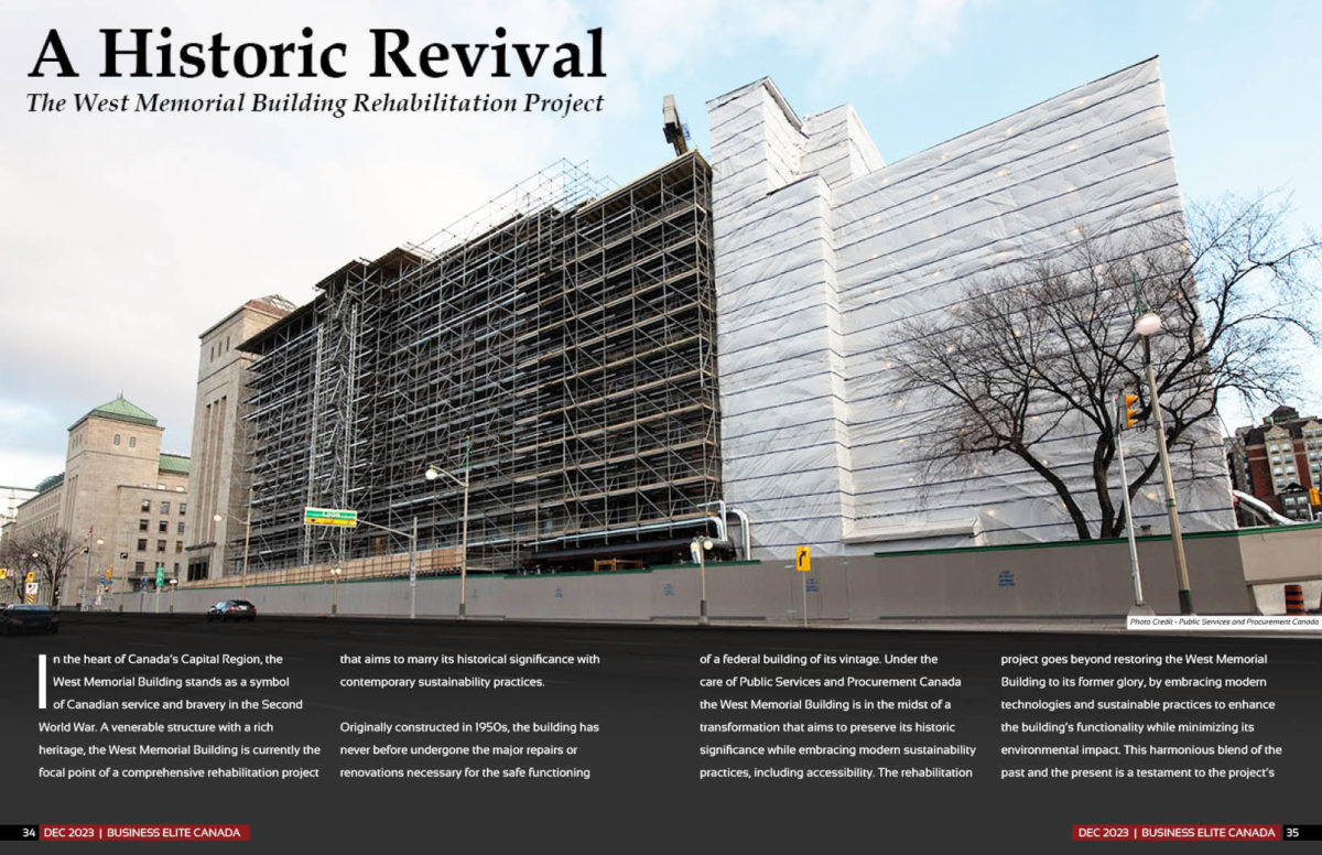 The West Memorial Building Rehabilitation Project - Business Elite ...