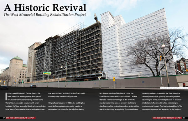 The West Memorial Building Rehabilitation Project - Business Elite ...