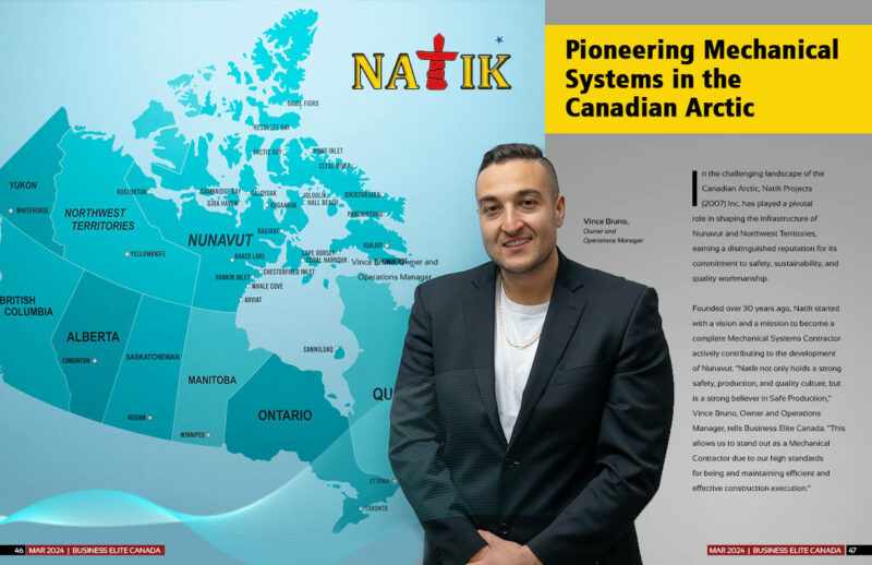 Natik Projects (2007) Inc. - Business Elite Canada Magazine