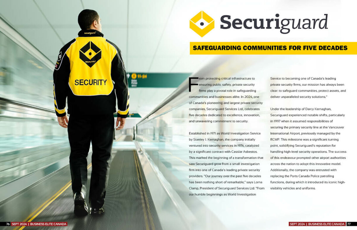 Securiguard Services Ltd. - Business Elite Canada Magazine