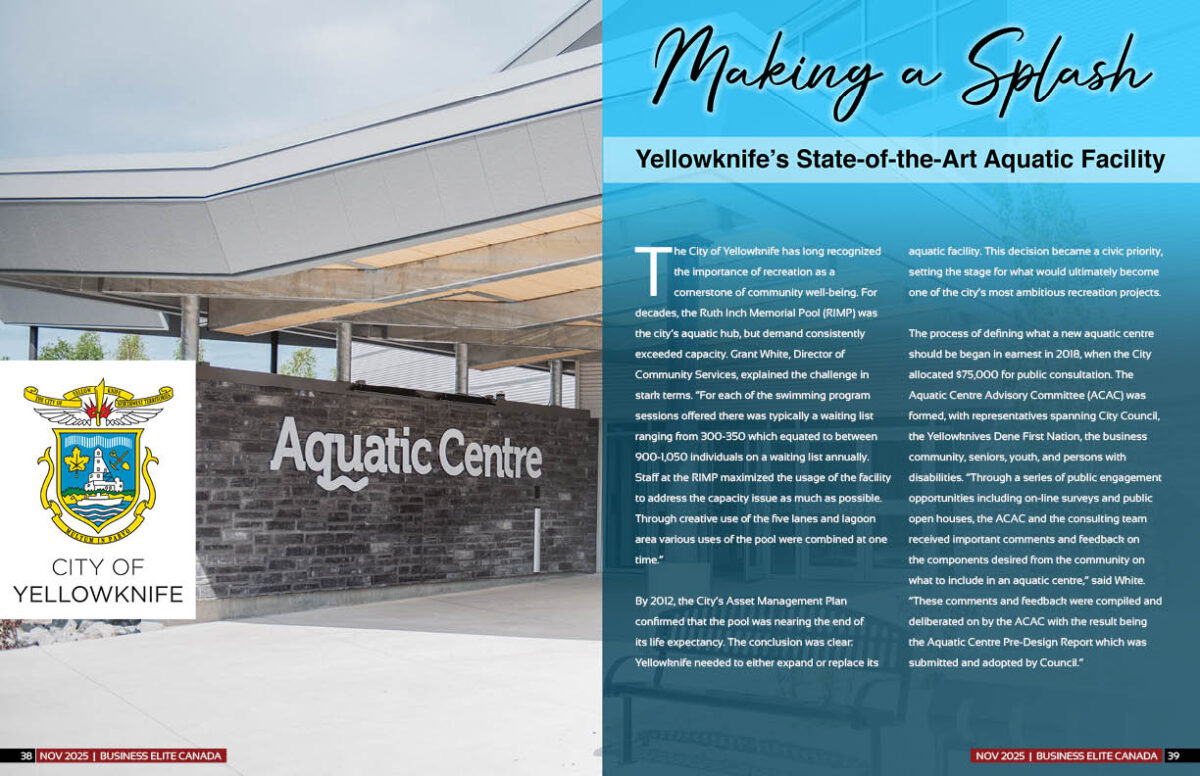 City of Yellowknife’s New Aquatic Centre - Business Elite Canada Magazine